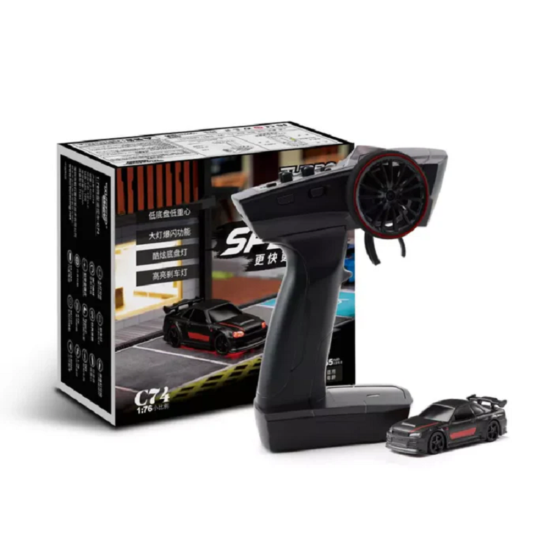 Turbo Racing C74 1:76 On-Road Mini RC Racing Car RTR - Black – rc-wing
